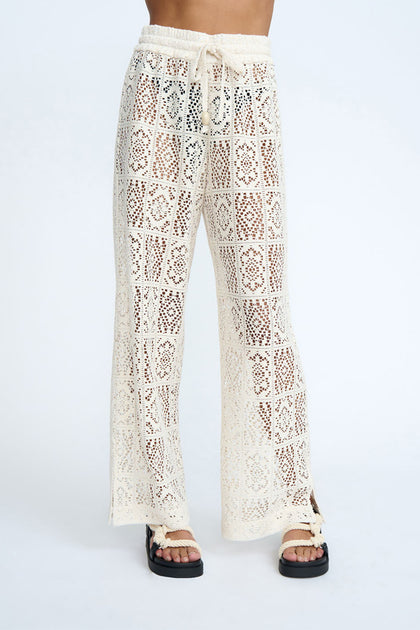 Drifter Lace Pant | Final Sale - Ecru – BY JOHNNY.