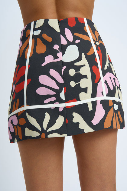 Contrast Pipe Mini Skirt | Final Sale - Black Multi – BY JOHNNY.