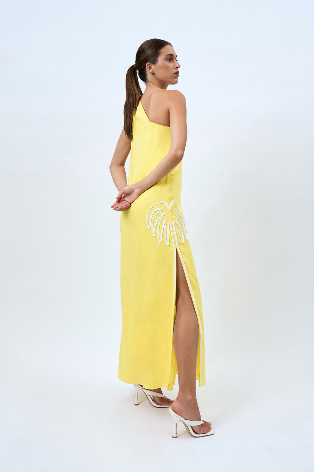 Lemonade Palms One Shoulder Sun Dress | Final Sale - Lemonade – BY JOHNNY.
