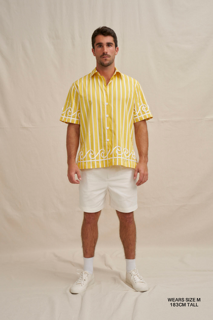 REESE STRIPE SUN SHIRT – BY JOHNNY.