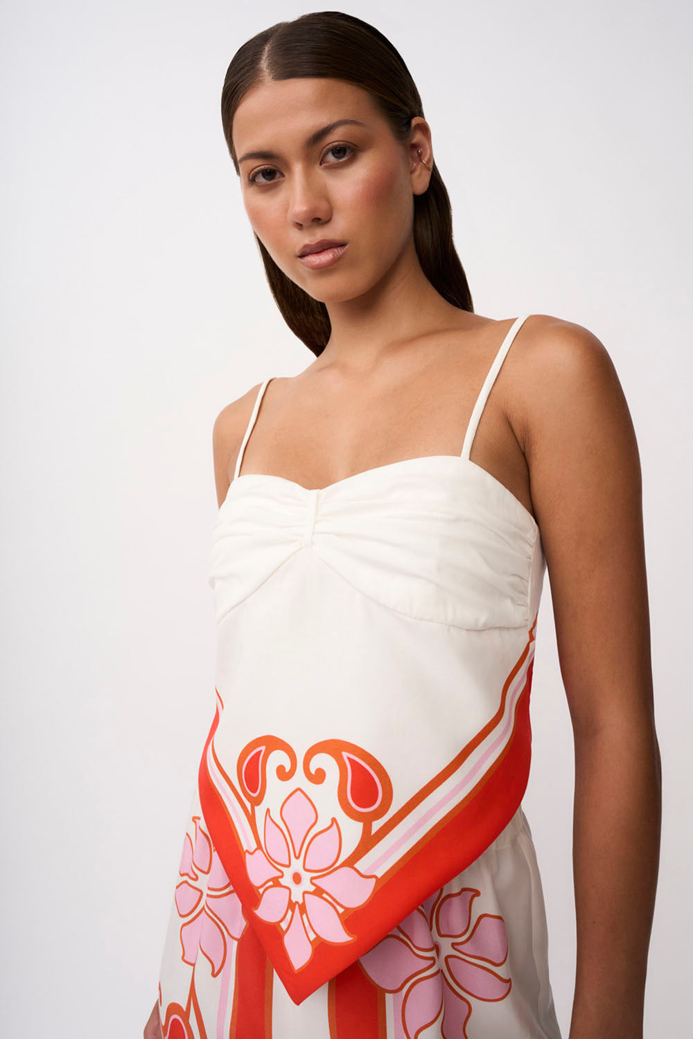 Sierra Paradiso Tie Back Cami | Final Sale - Pink Red Orange – BY JOHNNY.