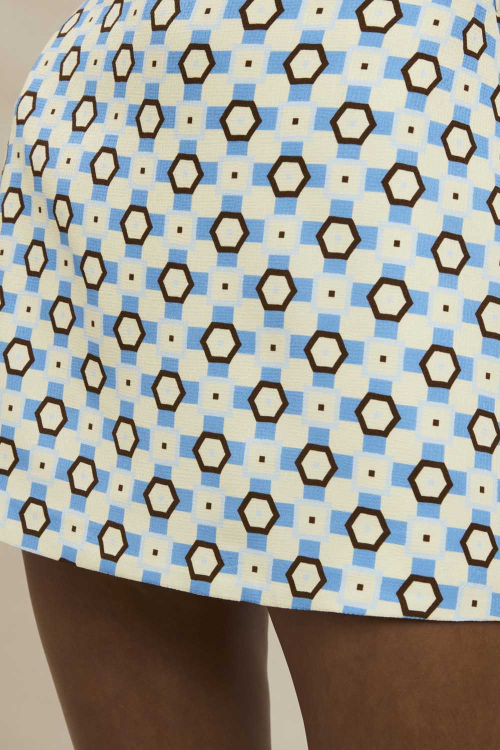Zinnia Mini Skirt - Multi Yellow Blue – BY JOHNNY.
