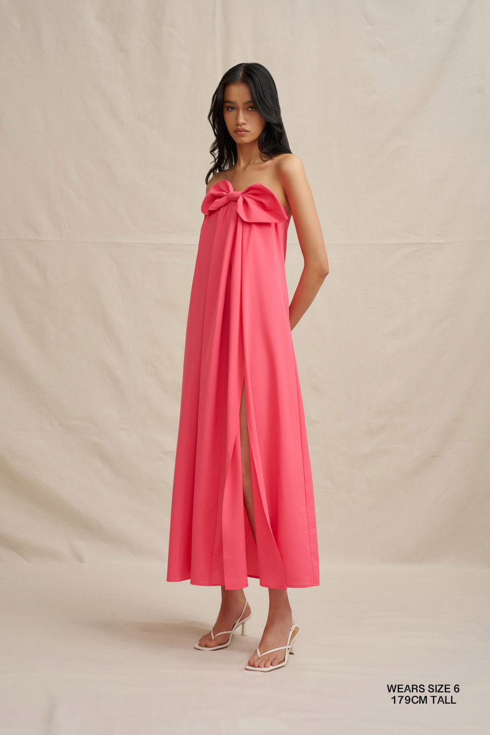 Sabrina Maxi Dress - Coral Pink – BY JOHNNY.