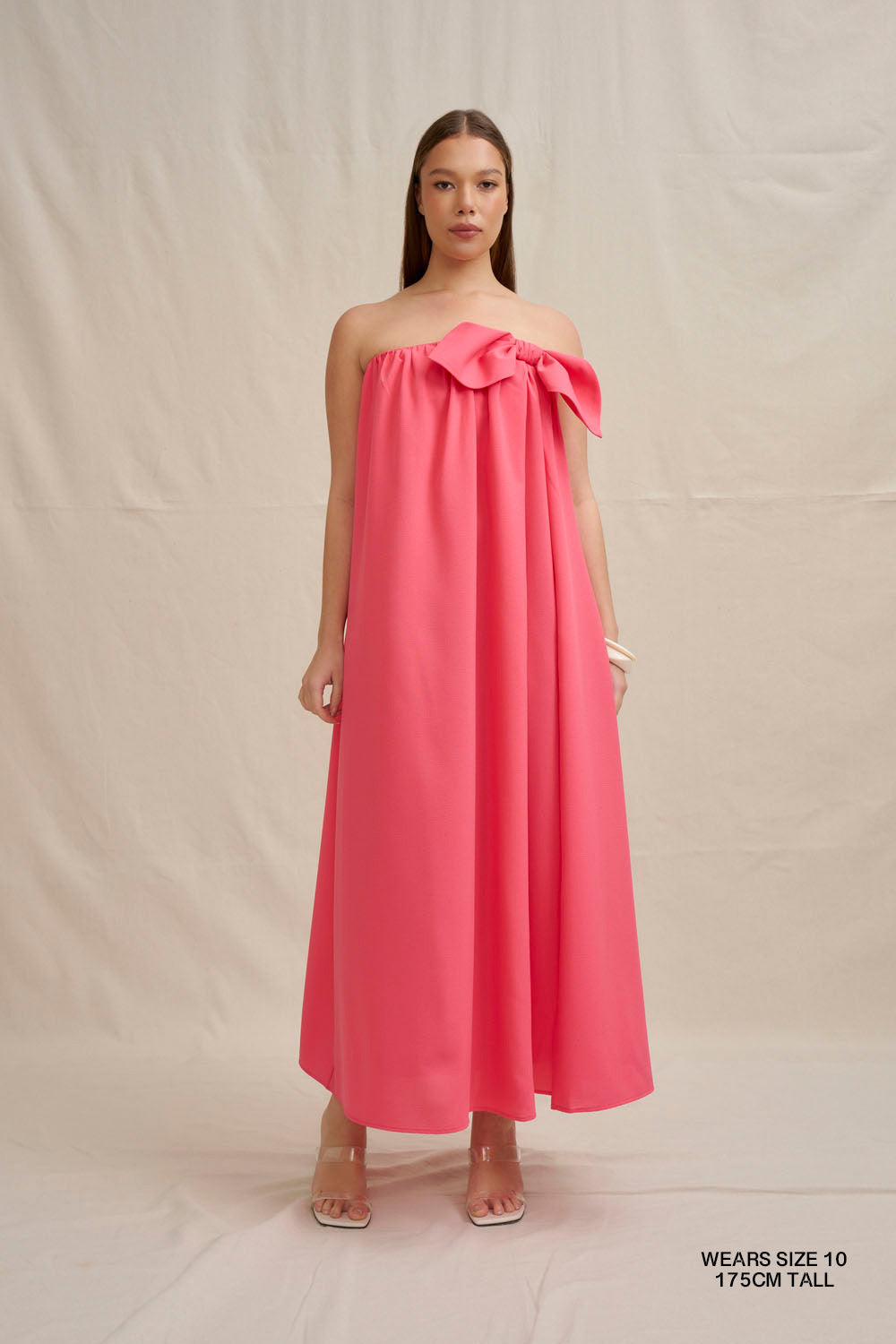 Sabrina Maxi Dress - Coral Pink – BY JOHNNY.